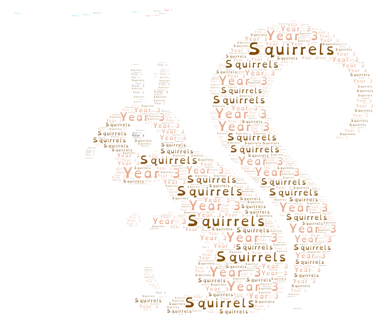Squirrels – WordArt.com