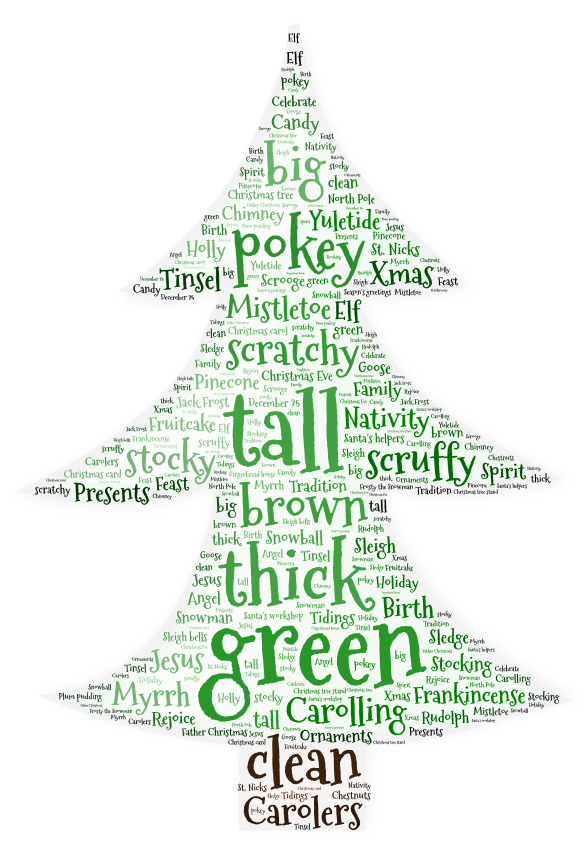 Christmas Tree – WordArt.com