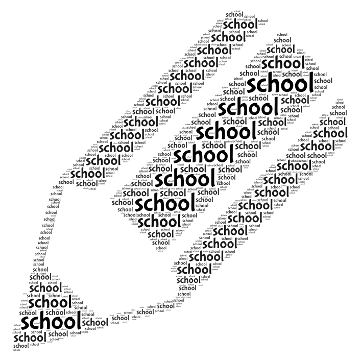 school – WordArt.com