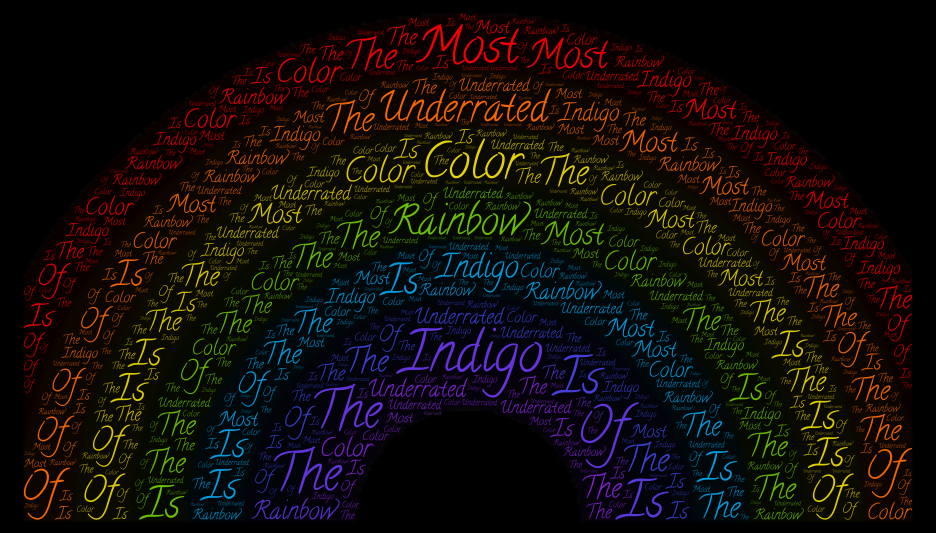 Rainbow – WordArt.com