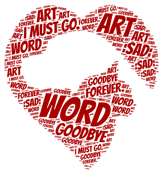 GOODBYE WORDART! :( – WordArt.com