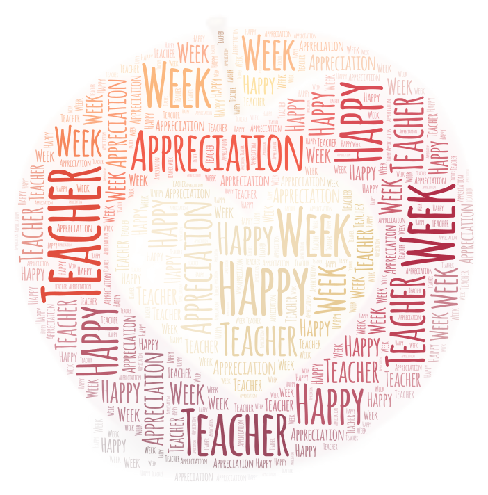 Happy Teacher Appreciation Week – WordArt.com