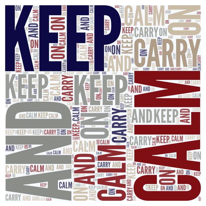 Keep calm – WordArt.com