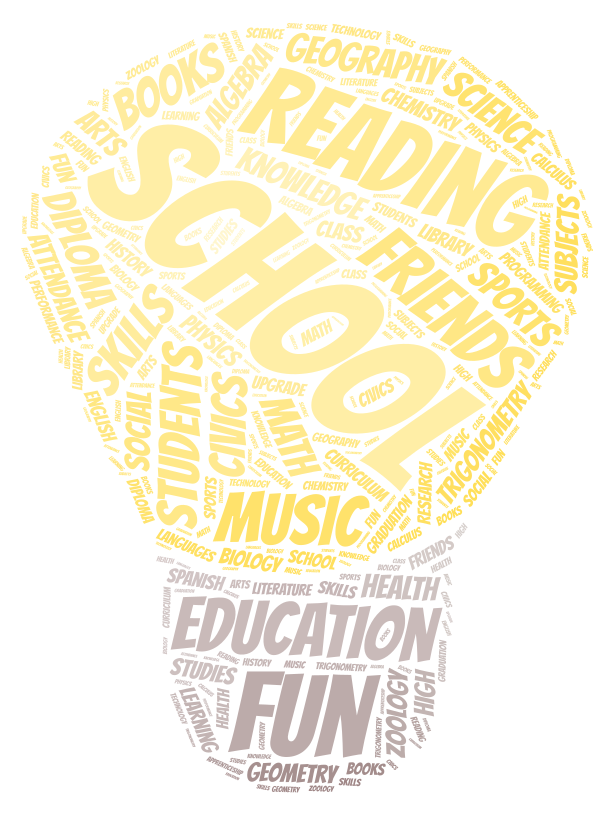 School Lamp – WordArt.com