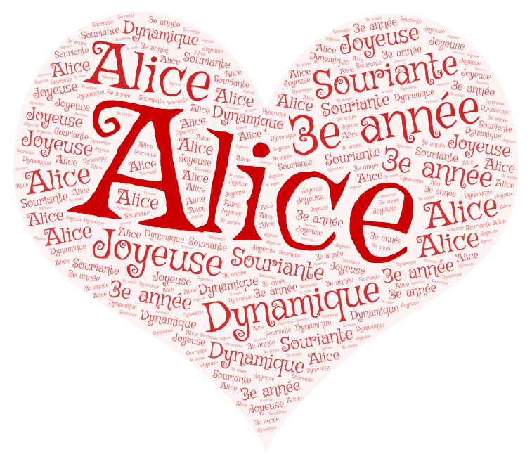 Alice – WordArt.com
