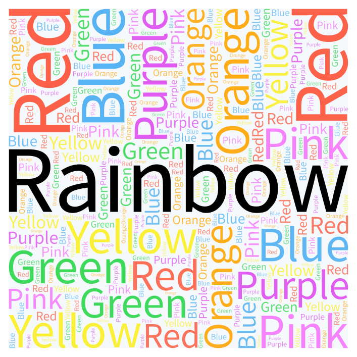 Rainbow – WordArt.com