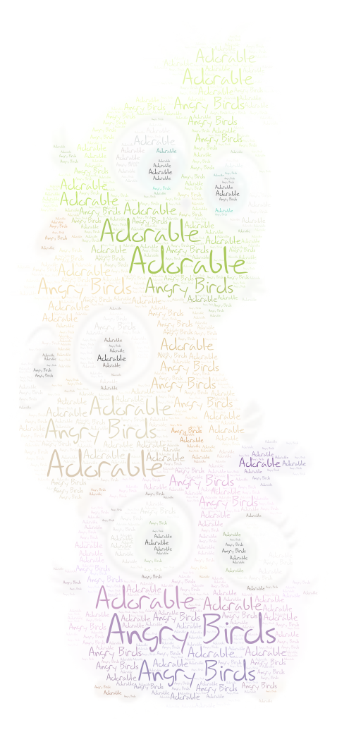 Angry Birds – WordArt.com