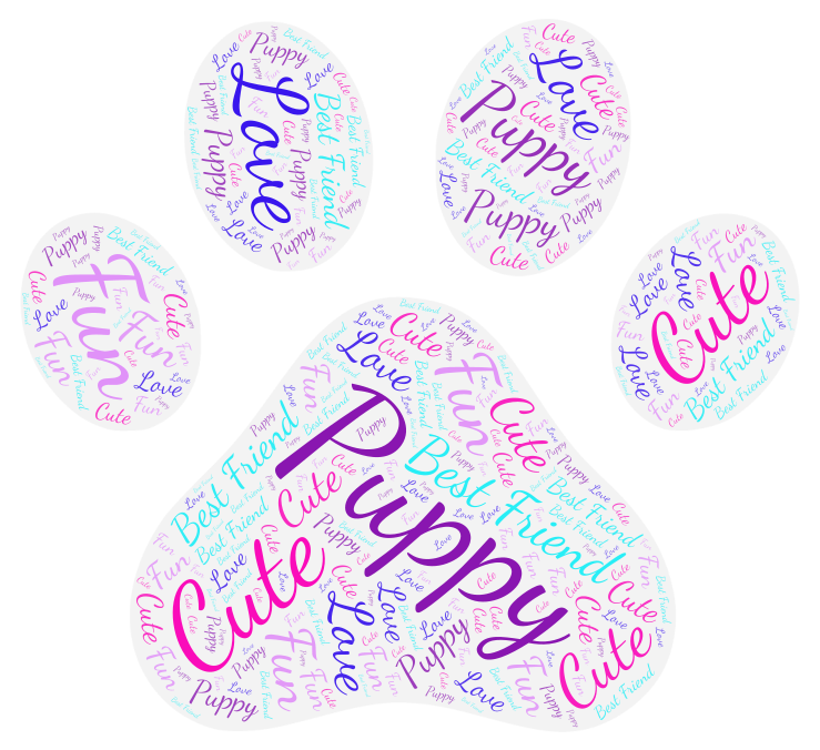 Puppy Paw – WordArt.com