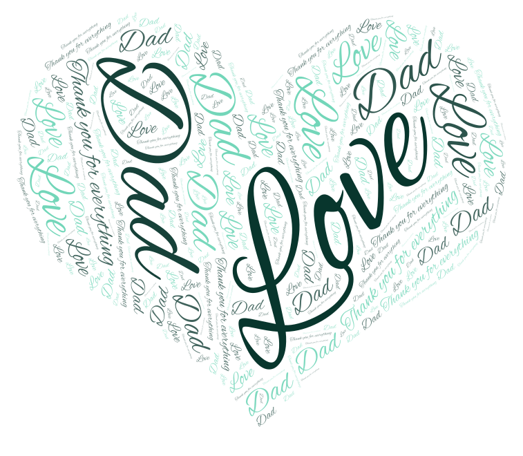 HI DAD – WordArt.com