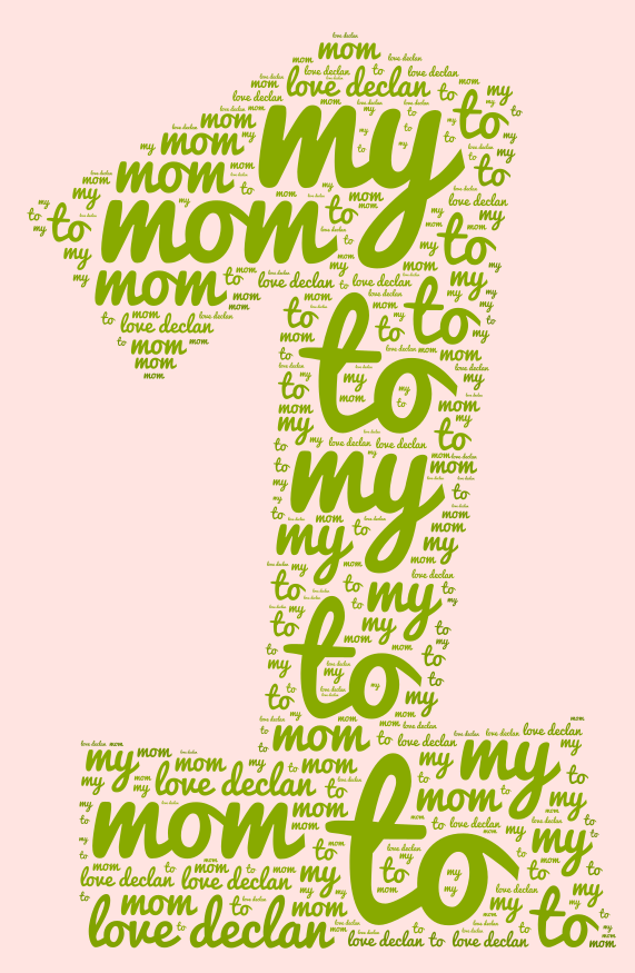 the number one – WordArt.com