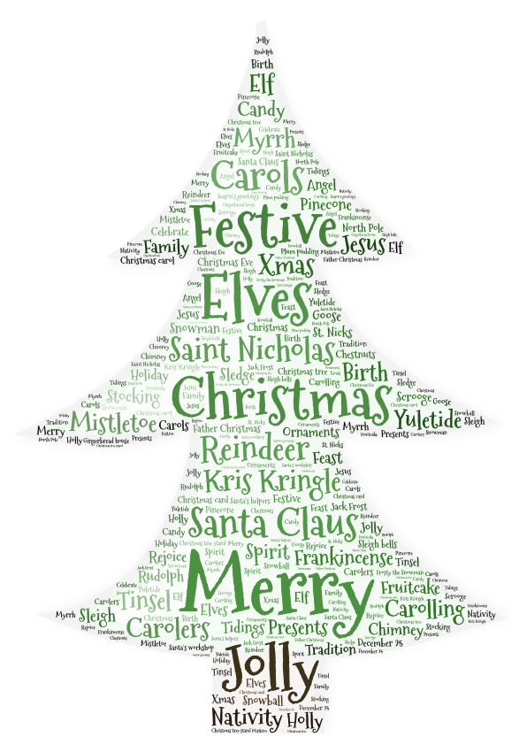 Christmas Tree – WordArt.com