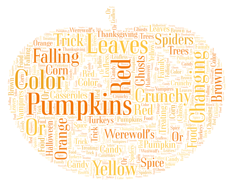 fall pumpkin – WordArt.com