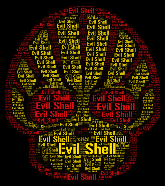 Evil Shell – WordArt.com