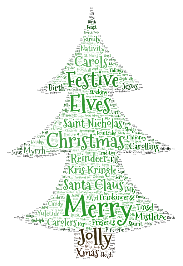 Christmas Tree – WordArt.com