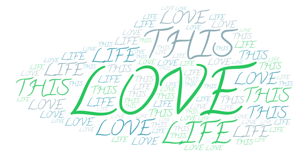Love This Life – WordArt.com