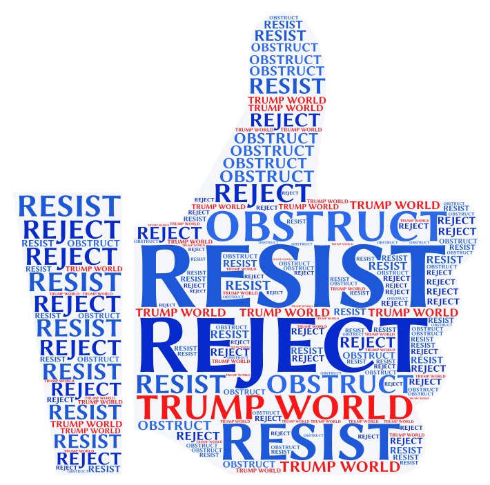Resist, Reject, Obstruct – WordArt.com