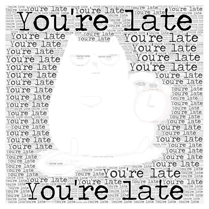 You're late – WordArt.com