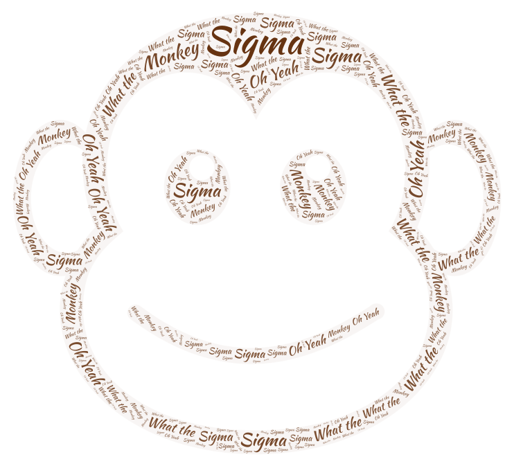 Sigma Monkey – WordArt.com