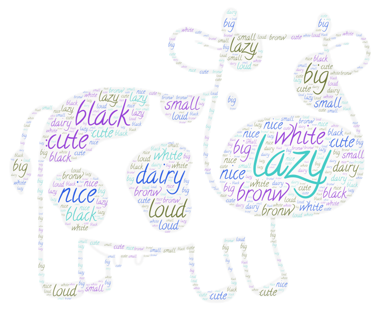 Cow! – WordArt.com