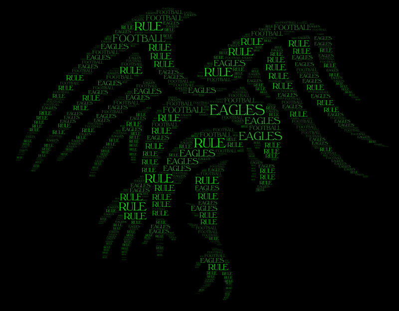 EAGLES RULE!! – WordArt.com