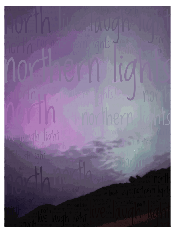 northern lights – WordArt.com