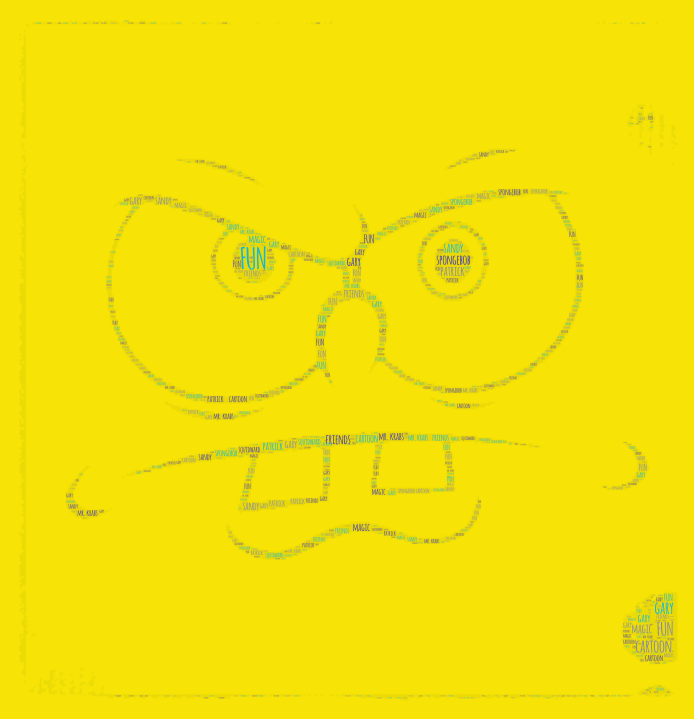 Hi im spongebob – WordArt.com