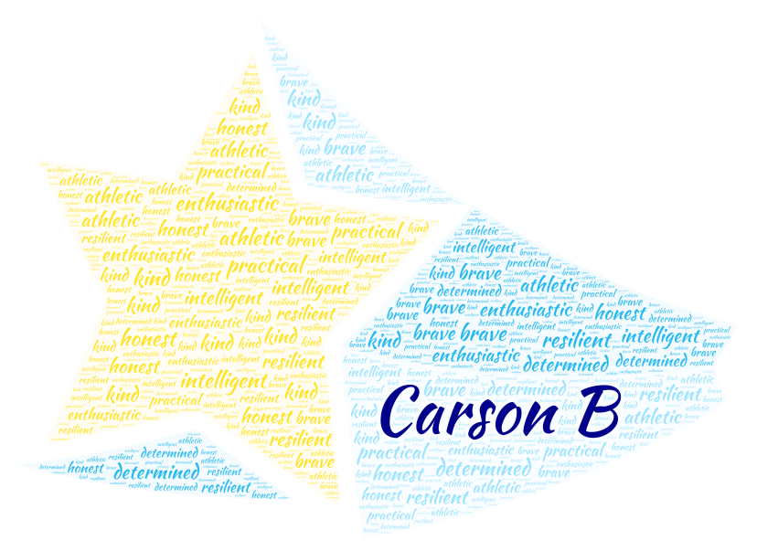 Carson B – WordArt.com