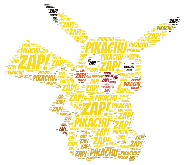 Pikachu – WordArt.com