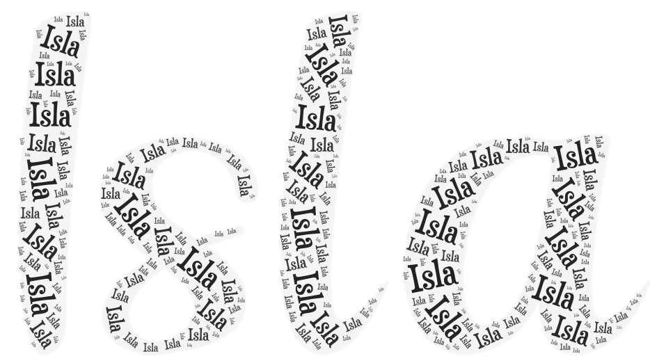 Isla – WordArt.com