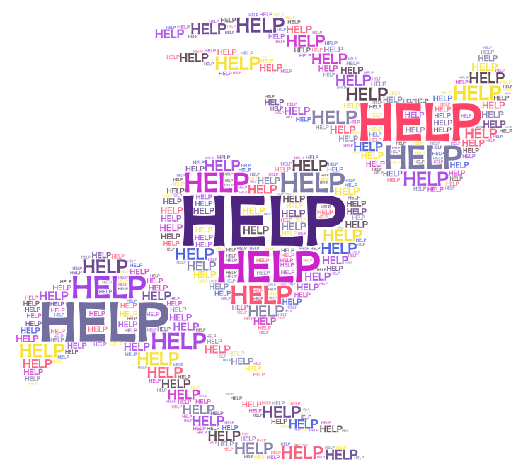 Helping Hands – WordArt.com