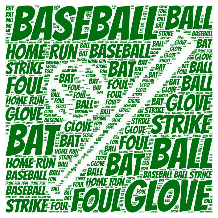 'baseball – WordArt.com